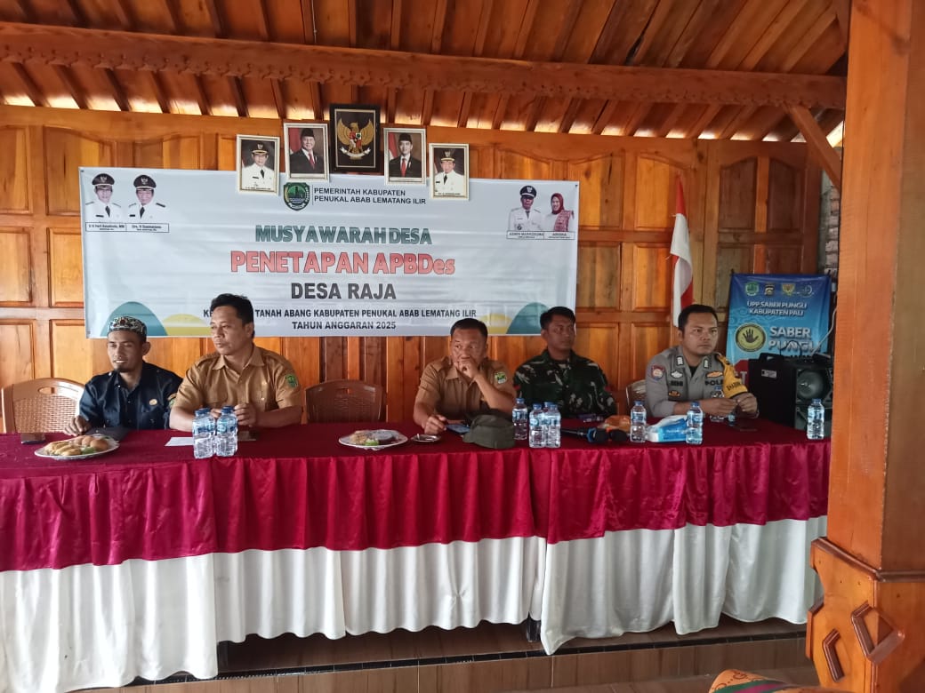 Pemdes Raja Mengelar Musyawarah Desa Penetapan APBDes Tahun Anggaran ...