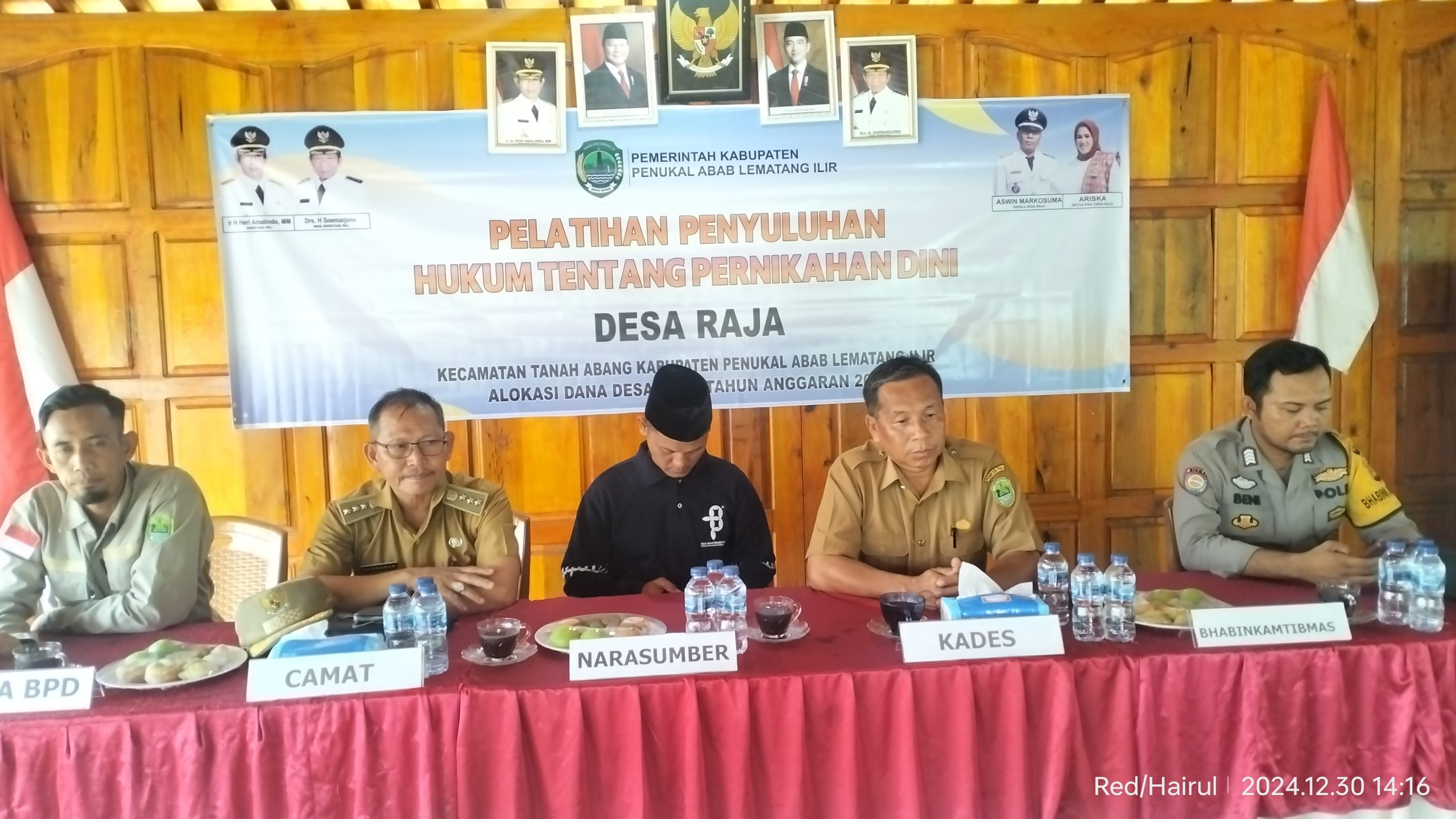 Pemerintah Desa Raja Gelar Pelatihan Penyuluhan Hukum Pernikahan Dini ...