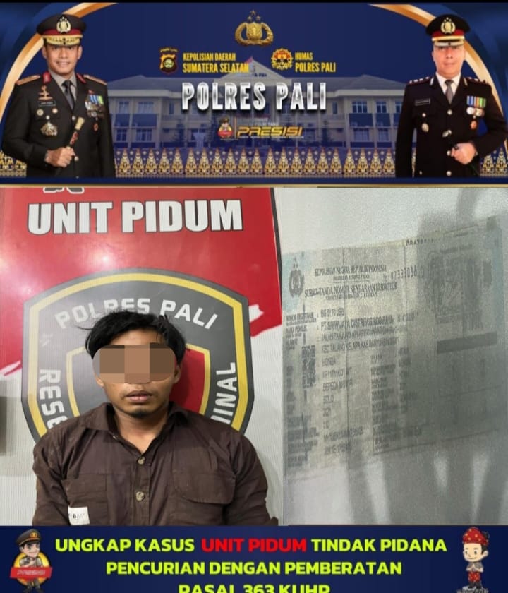 Polres PALI Berhasil Ungkap Kasus Pencurian dengan Pemberatan di Mess PT. SDR Desa Talang Bulang ...